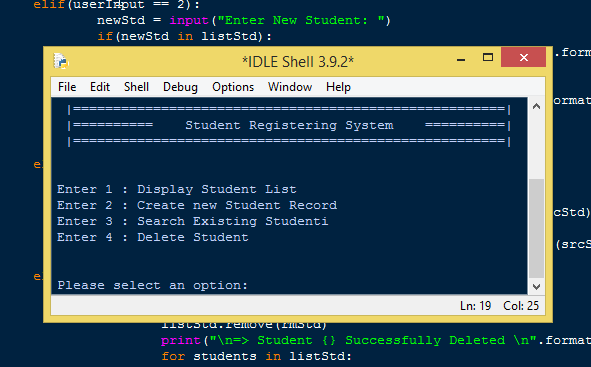 Student Registering System In Python Free Source Code Sourcecodester